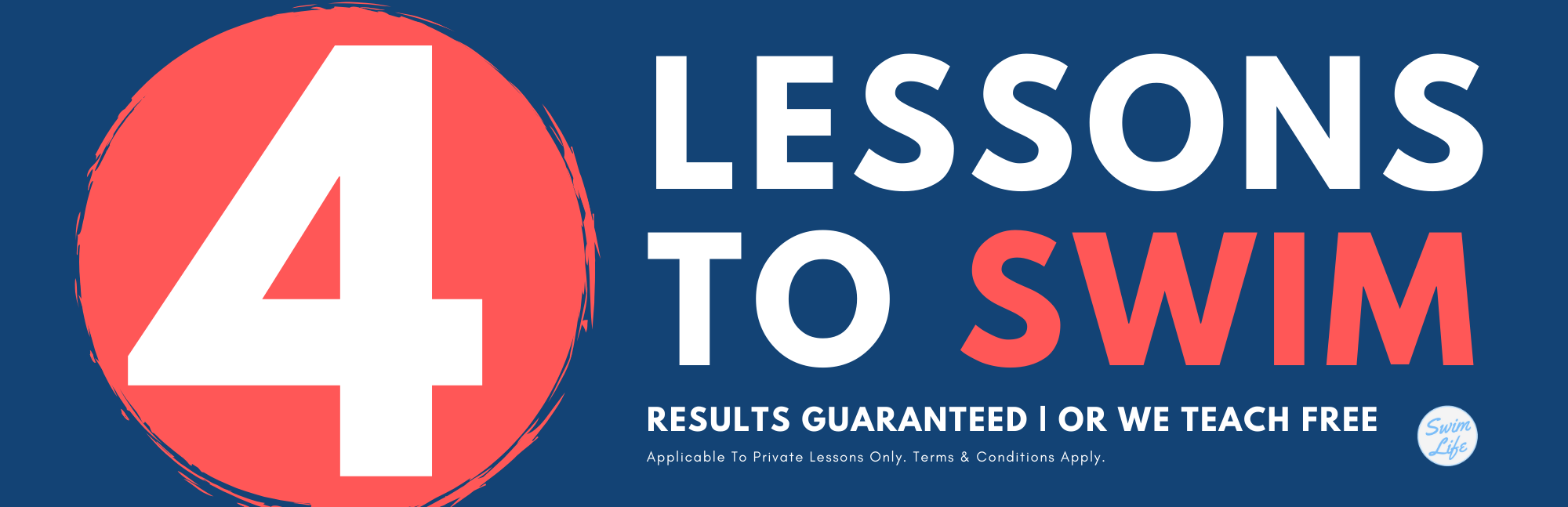 4 Lesson To Swim - Guaranteed | Swimming Classes Near Me
